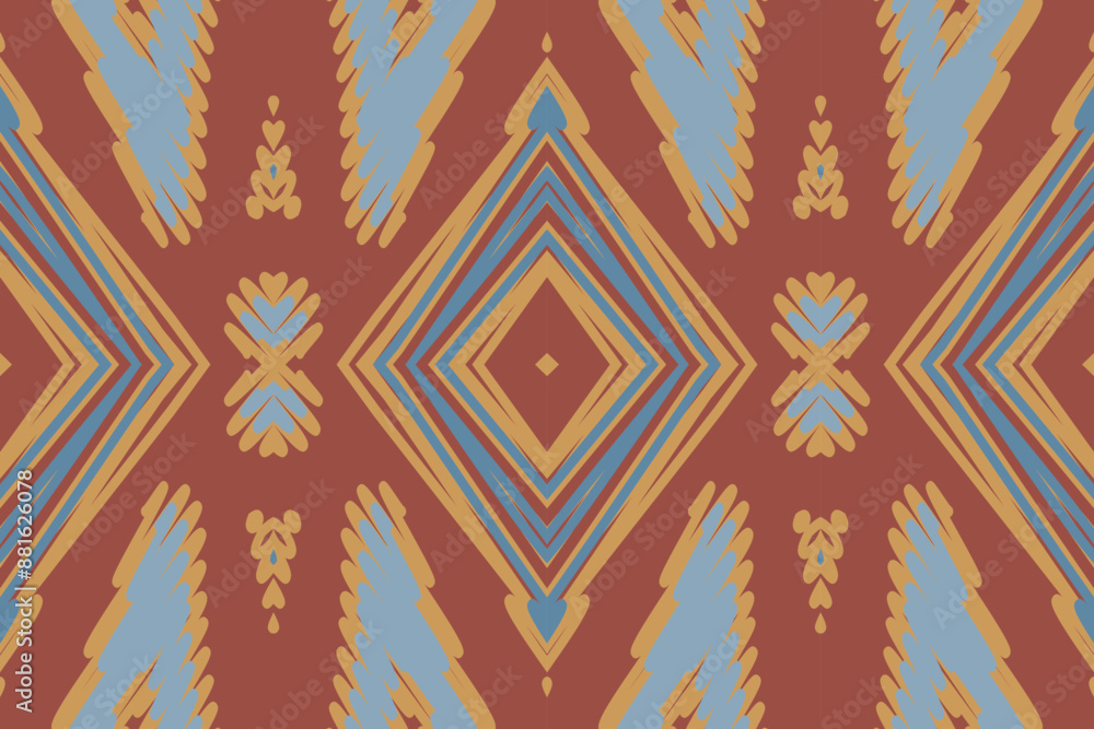 Mexican ethnic pattern, geometric seamless background, vector tribal ...