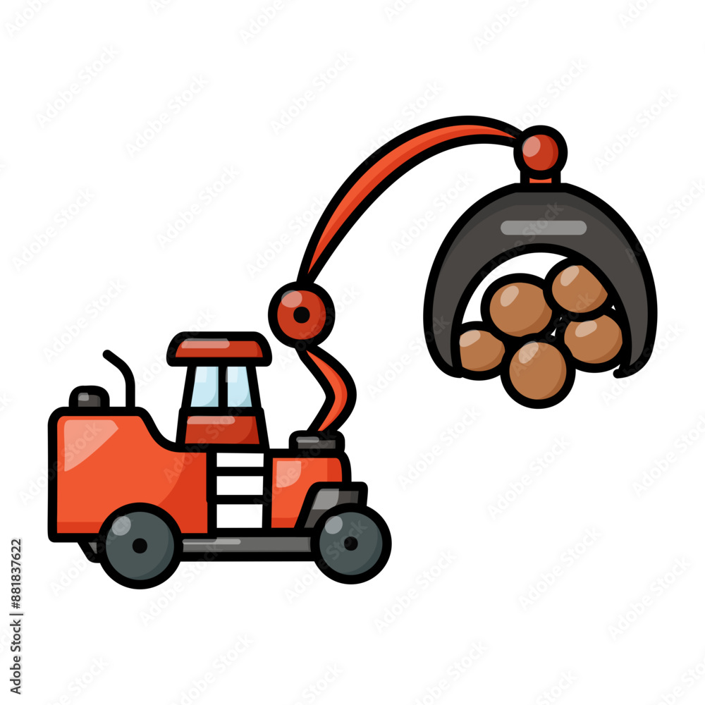 sort and stack concept, Milling and Biomass Production Loader cranes ...