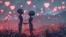 Couple, Lovers, Romance, Planets Free Stock Photo - Public Domain Pictures