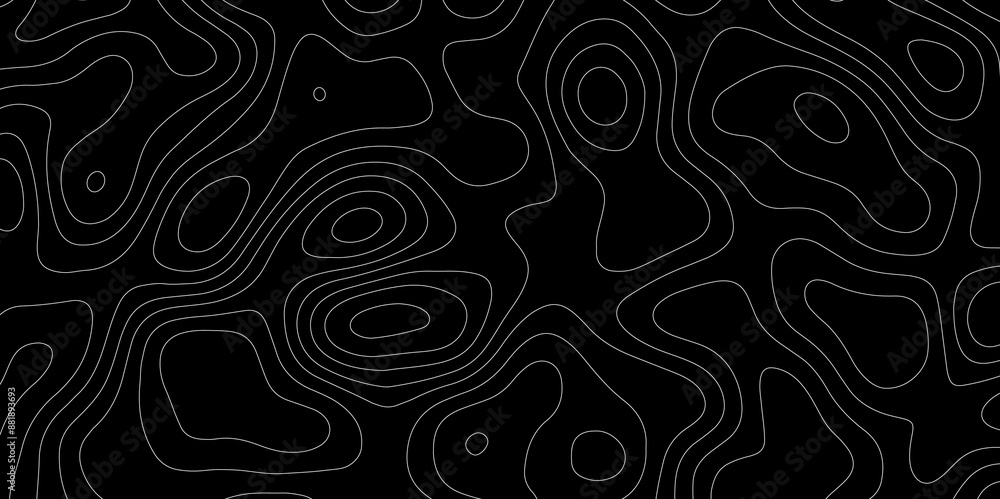 Topographic map background geographic line map with elevation ...