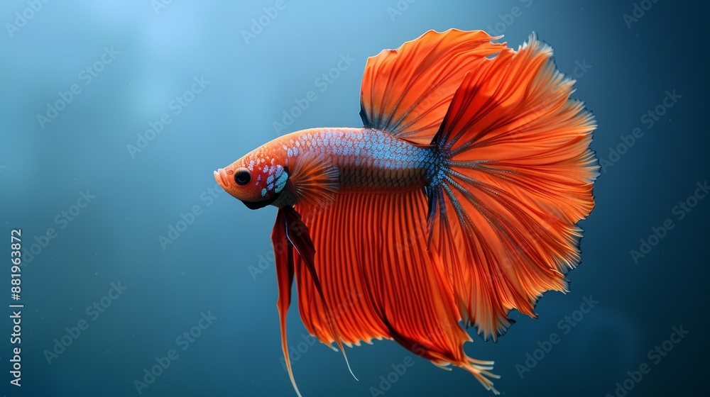 Fancy Half Moon Fighting Fish Long-tailed or short-tailed fighting fish ...
