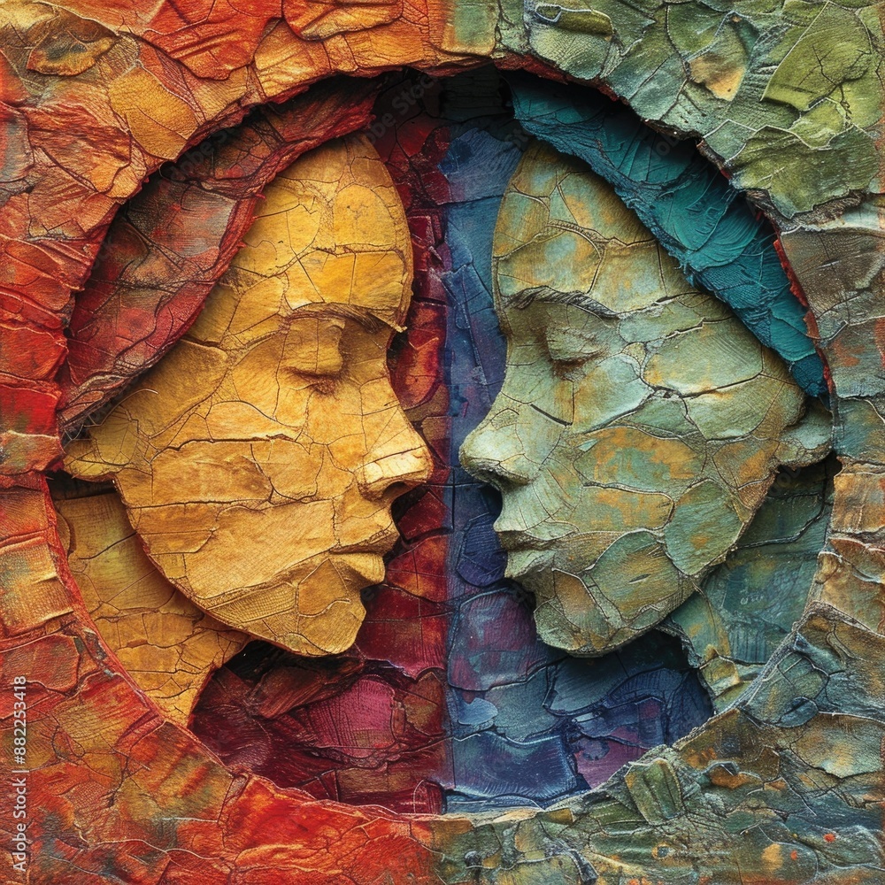 Harmony of Gender Equality - Interwoven Male and Female Symbols in ...