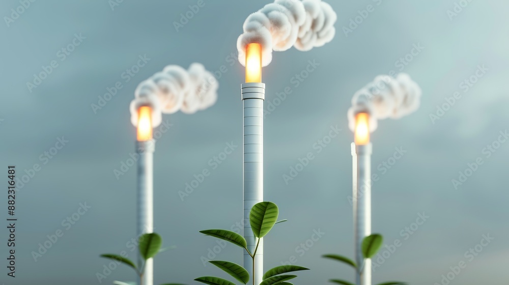 Diagram explaining the greenhouse effect and the role of CO2 in ...