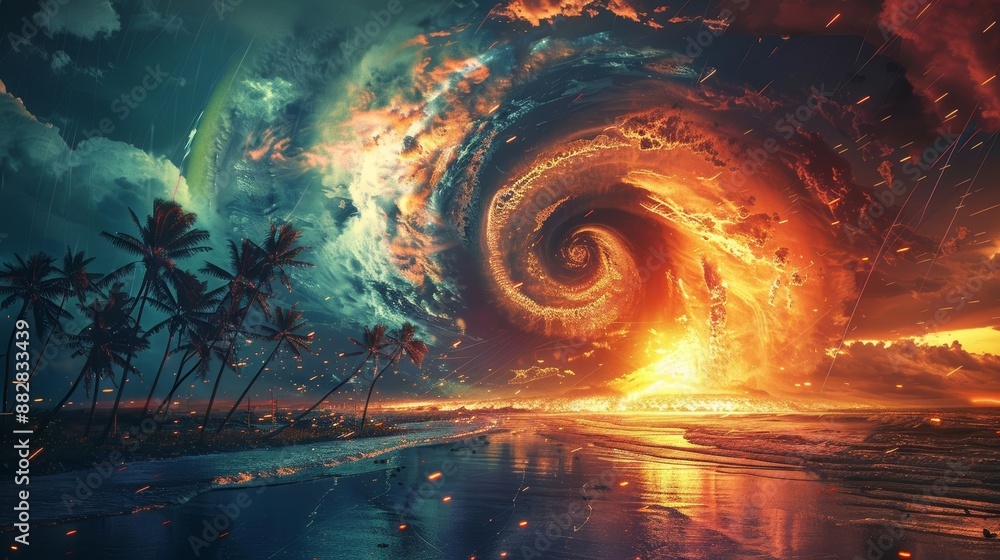 Tropical cyclone development stages, life cycle, focus on, storm ...