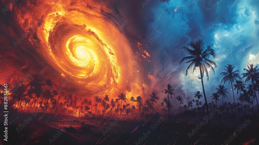 Tropical cyclone development stages, life cycle, focus on, storm ...