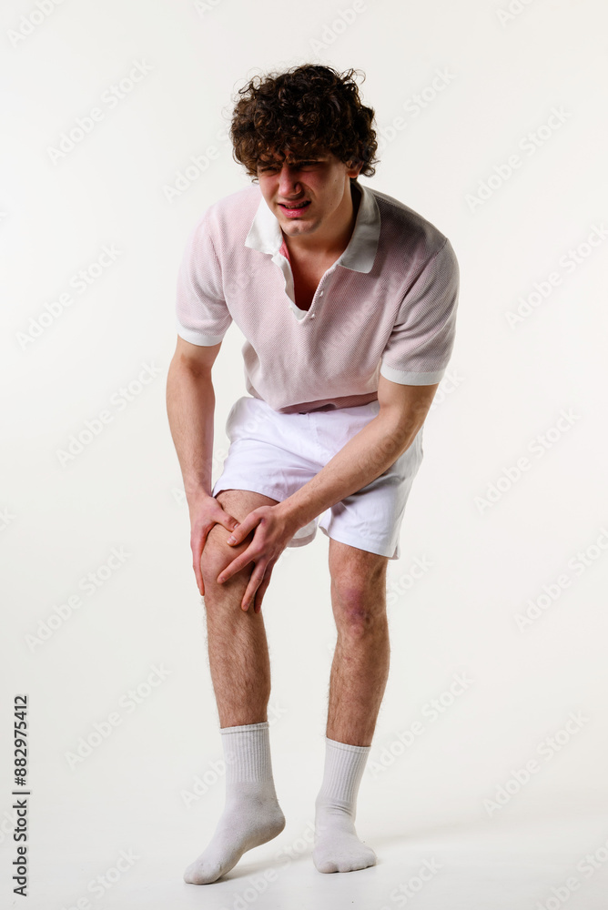 Photo Stock Varicose veins. Gonarthrosis. Patellar injury. Meniscus ...