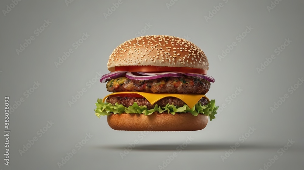 Burger Background HD Images Stock Photo | Adobe Stock