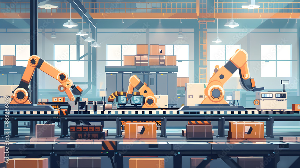Automated Assembly Lines at Work highlights the seamless integration of technology in modern ...