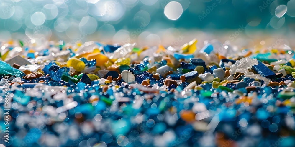 Understanding the Effects of Microplastic Pollution on the Environment. Concept Environmental ...