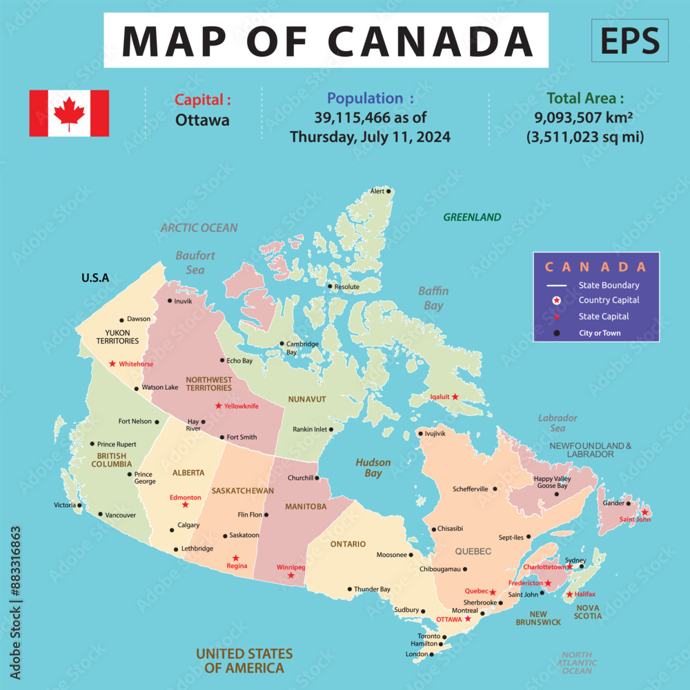 Image vectorielle Stock Geography politics map of countries. map of ...