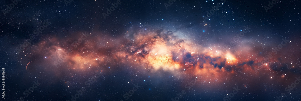 Enchanting Cosmic Vista: A Stellar Journey Through the Star-Studded ...