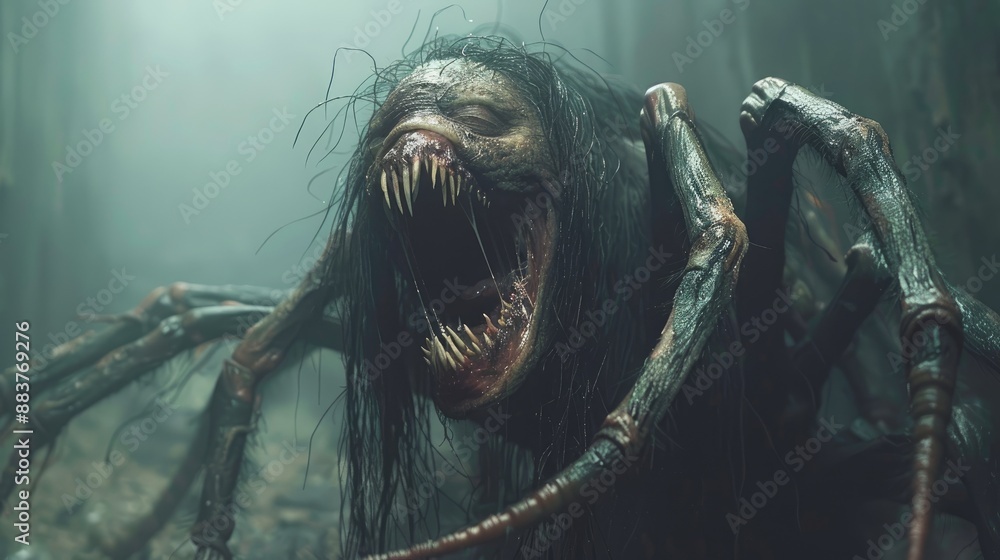 evil spider monster Stock Photo | Adobe Stock