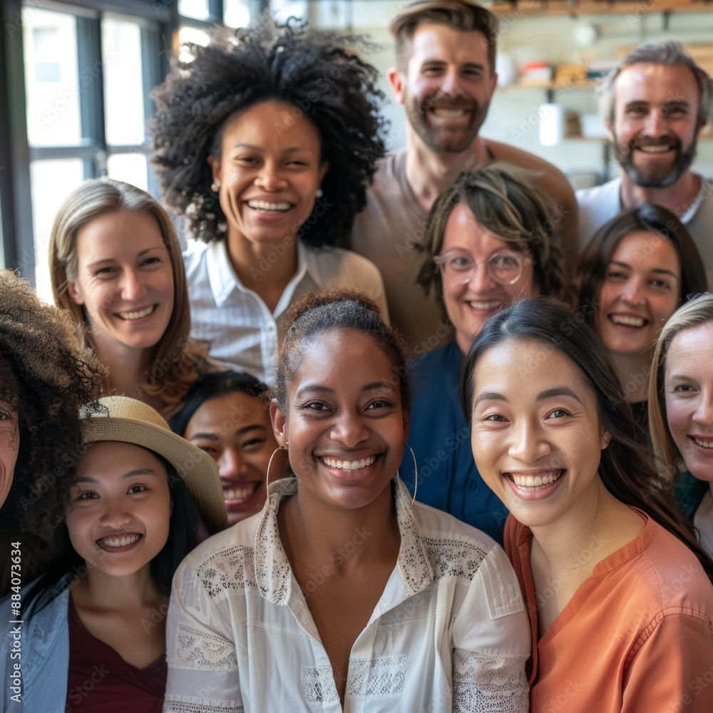 DEIBYoung Multiracial Group Embracing Diversity, Equity, Inclusion, and ...