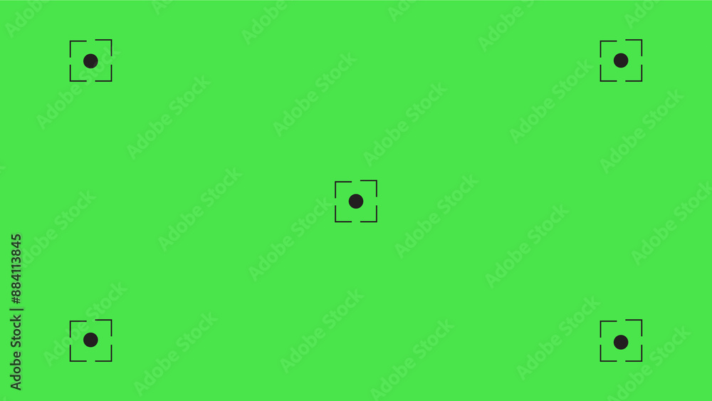 Green screen background, VFX motion tracking markers. Art design green ...