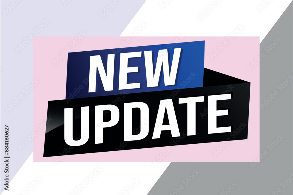 new update poster banner graphic design icon logo sign symbol social ...