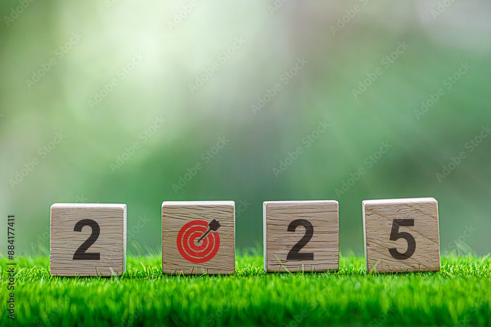 Action Plan 2025 Cube with text 2025 plans, goals, actions to list and ...