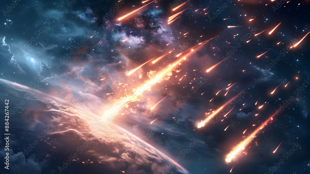 An infographic detailing the various types of meteoroids and their ...