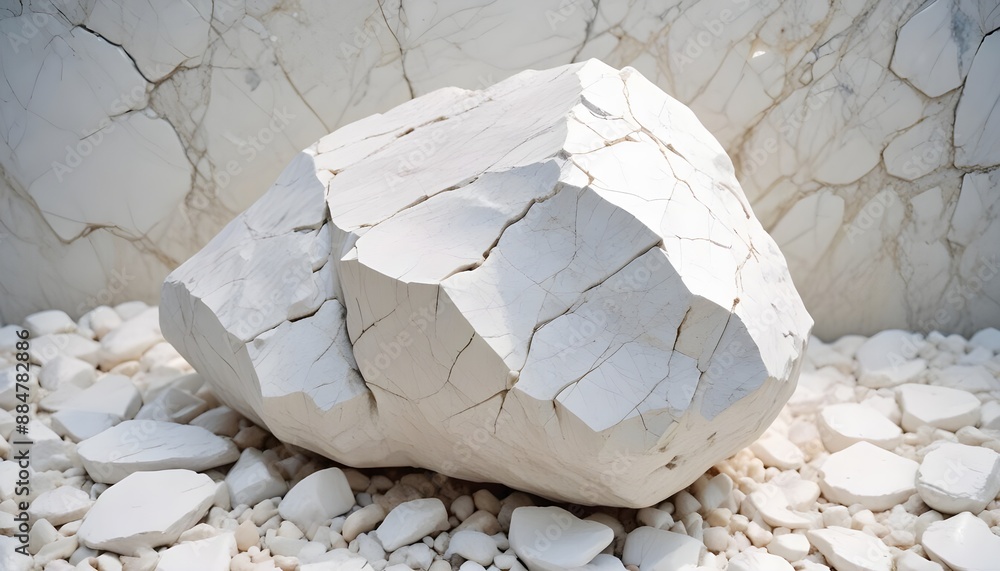 Highly detailed and realistic white stone surface texture with ...