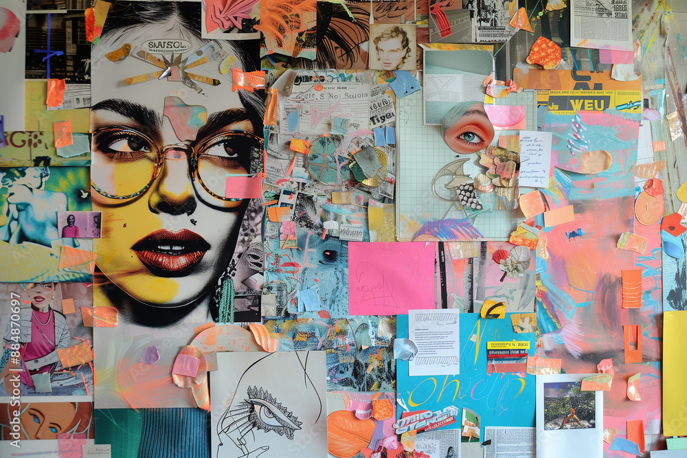Vision Board with SMART Goals: Create an artistic vision board filled ...