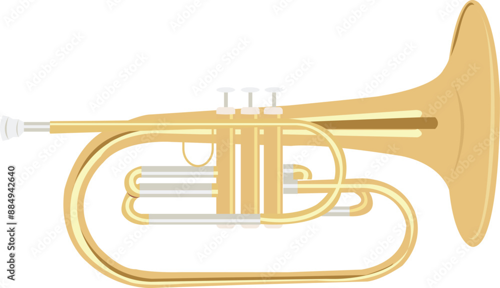 mellophone clipart or illustration isolated on a transparent background ...