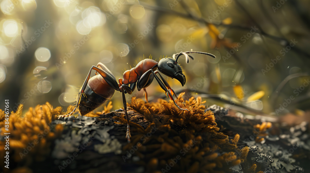 Ilustración de Stock insects, bugs, beetles, butterflies, moths, ants ...