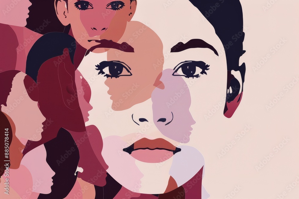 Multi-ethnic diversity and beauty. Group of different ethnicity men in ...