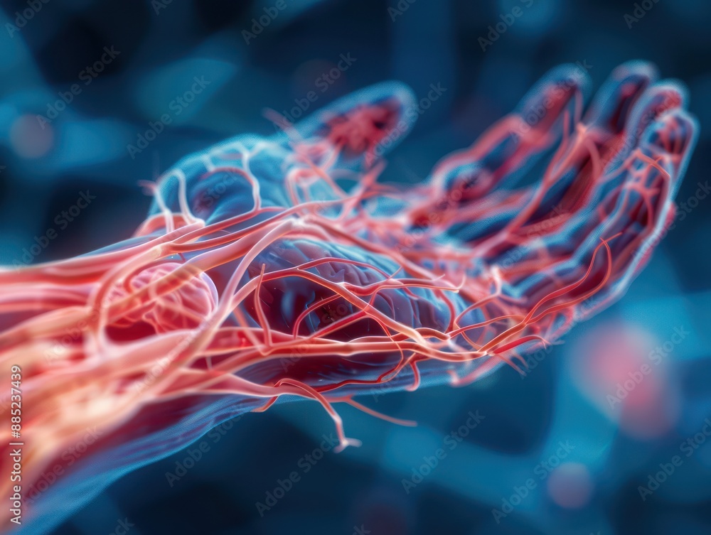 Detailed Anatomy of the Male Wrist Muscles, Bones, Ligaments, Nerves ...