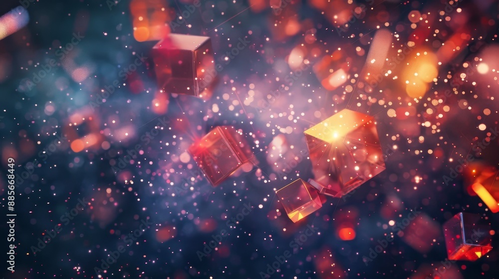 Captivating wallpaper with shimmering markdown notifications,jubilant ...