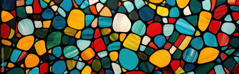 structured pattern disrupted by chaotic elements, signifying the ...