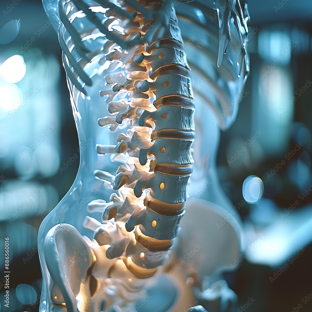 Neurology bones analysis MRI and xray images of lumbo spine disc bulges ...