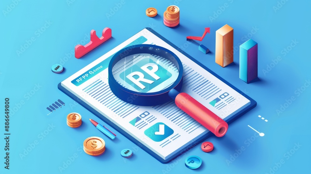 The illustration of the acronym RFP text is combined with the expanded ...