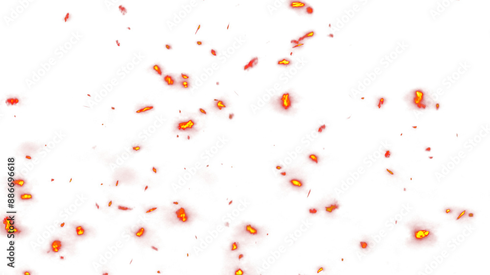 Floating embers sparks background PNG transparent. Opacity or screen ...