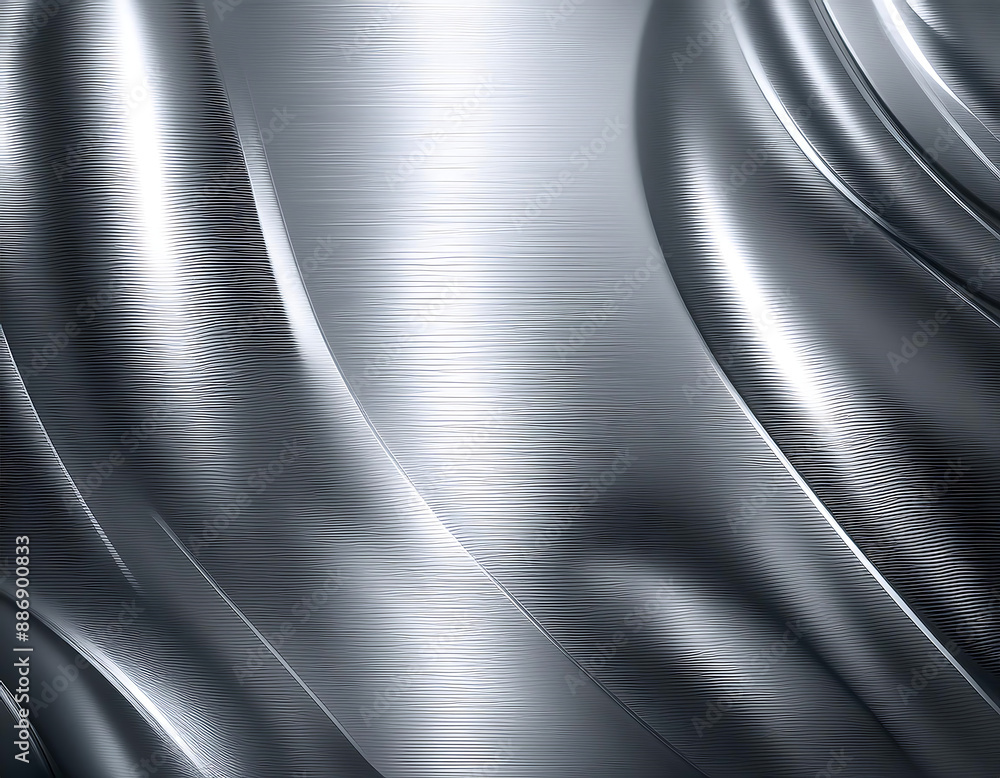 Silver Metal Texture Background- A sleek and shiny silver metal texture ...