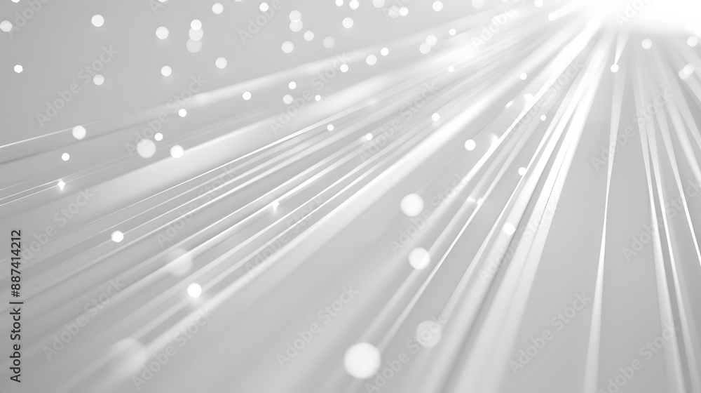 White background with gray gradient, some fiber optic elements, and ...