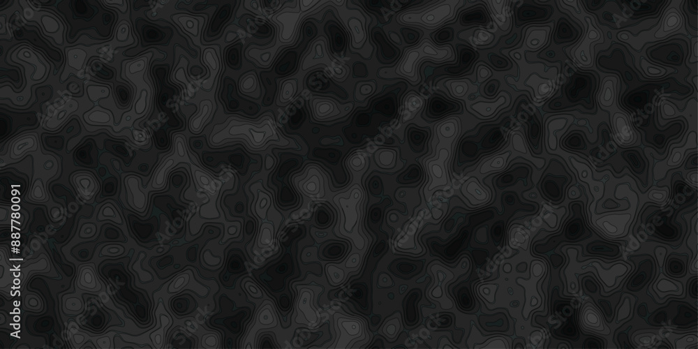 Abstract topography map, topology line map, geographic abstract grid ...