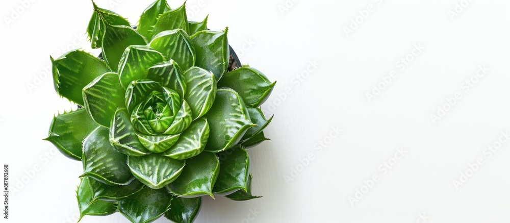 Haworthia Cooperi a succulent with small rosettes of variegated fleshy ...