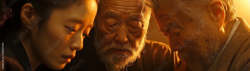 Elderly Couple, Family Bond, Love and Connection, Generations, Family ...
