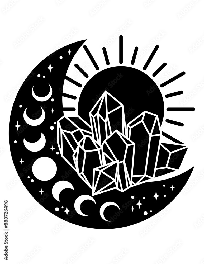 Mystical Celestial | Crystal Moon Shine | Meteor Gem | Celestial | Star ...