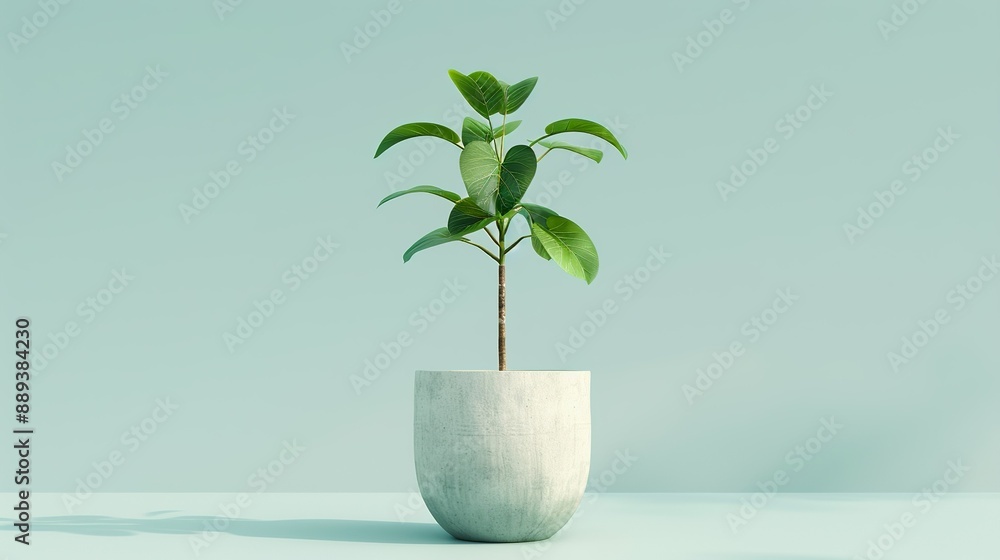 Energetic illustration of a carbon offset project planting trees to ...