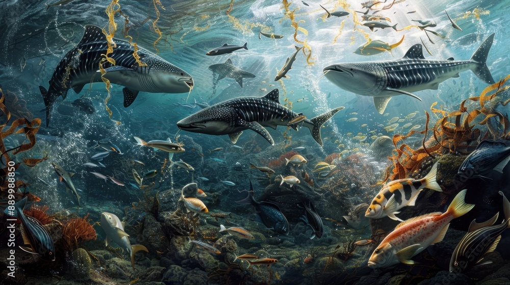 Food Web: An intricate system of interlinked food chains within an ...