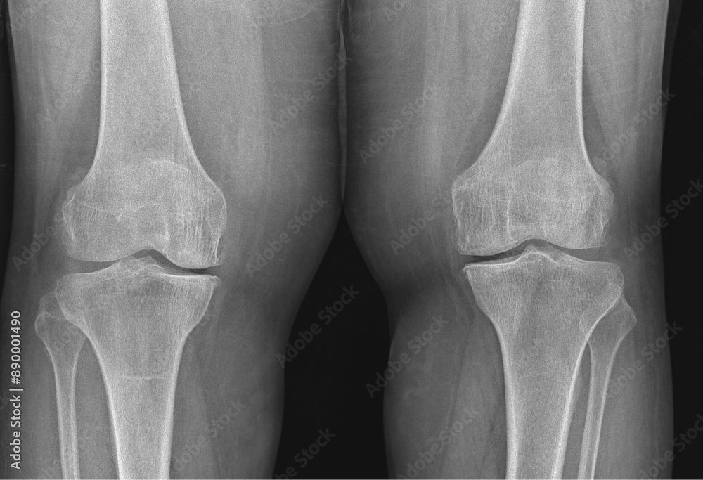 Knee X-ray of Femur Tibia Fibula and Patella Stock Photo | Adobe Stock