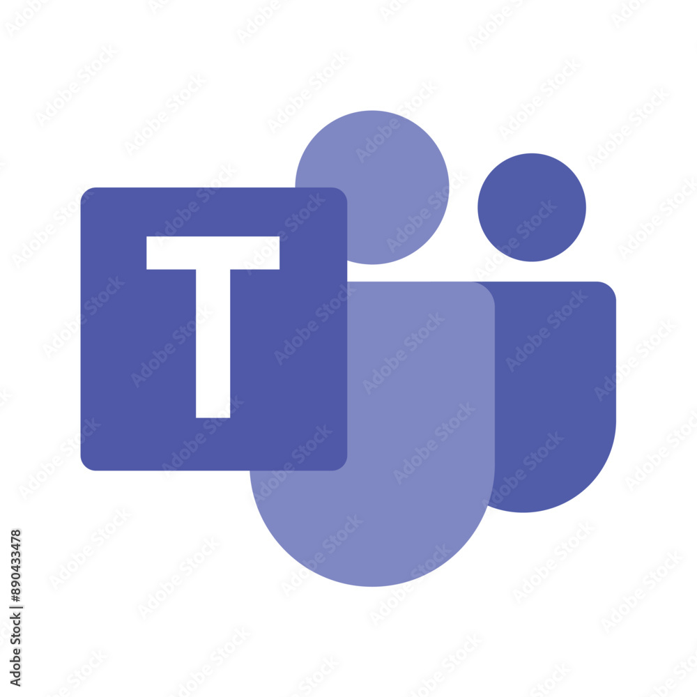 High resolution Ms teams logo icon transparent png. Vector illustration ...