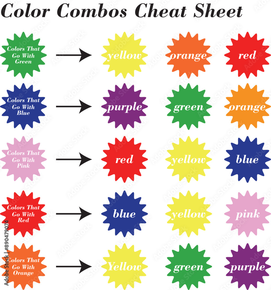 Color Combos Collection of complementary color combinations for logos ...