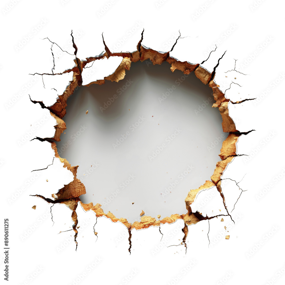 Ragged hole ripped paper isolated on transparent background cutout PNG ...
