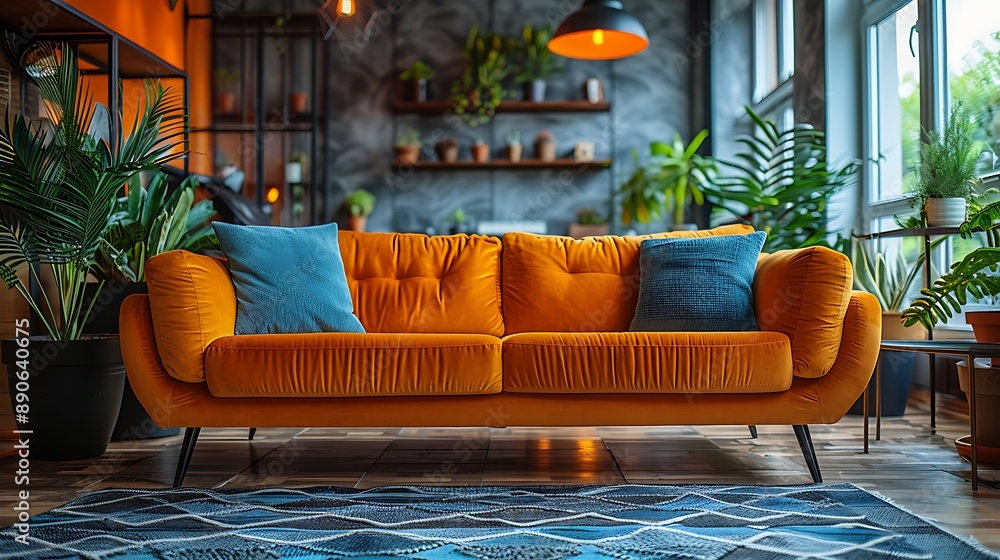 Professional networking event flyer featuring an open area lounge with ...