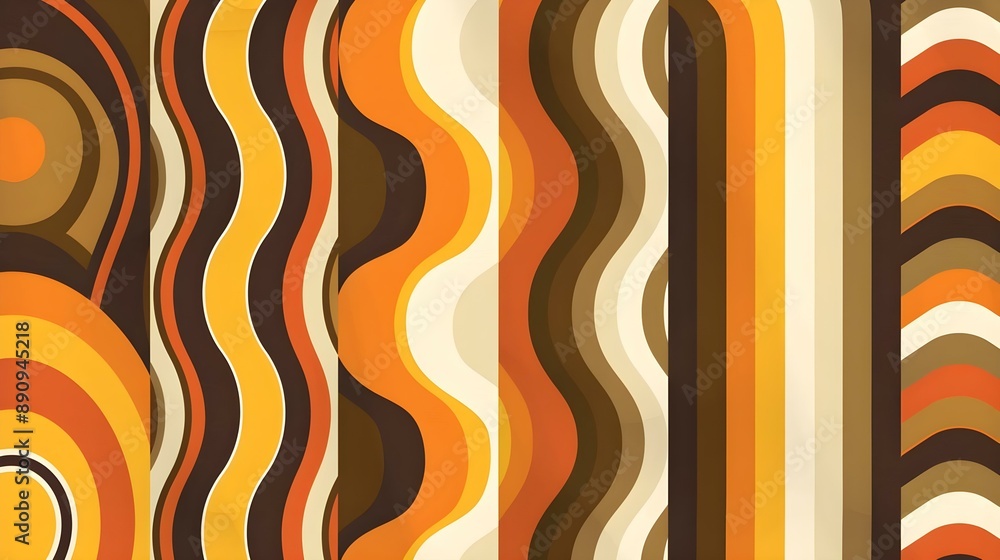Vintage color co backgrounds and patterns from the 1970s Stock Photo ...