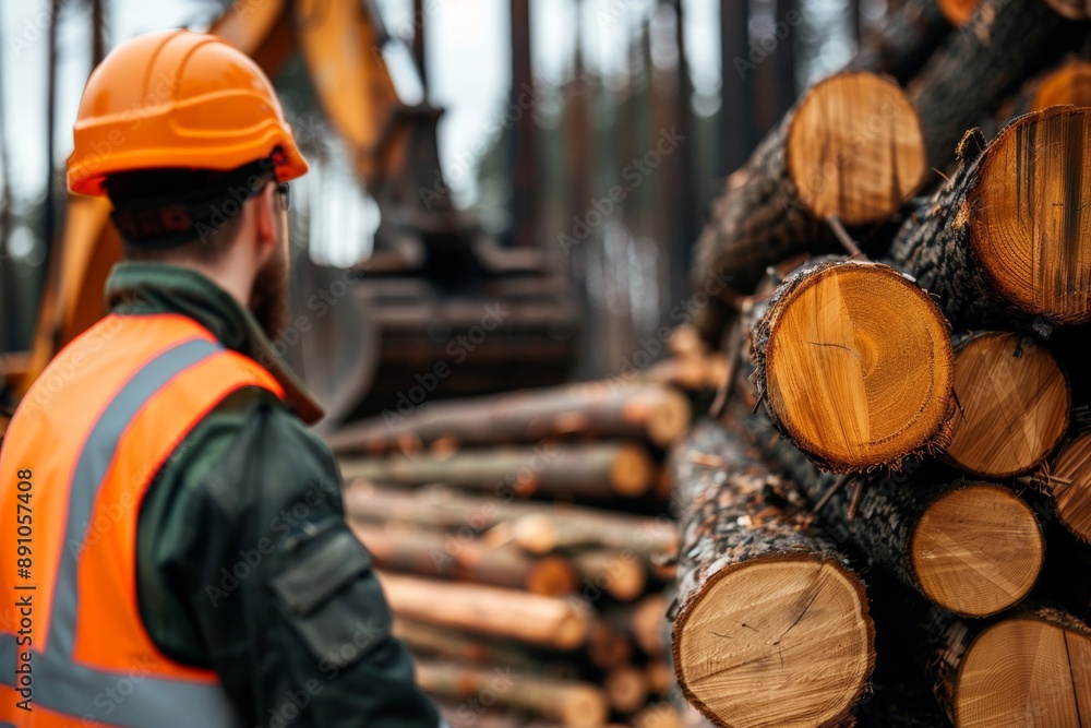 Lumberyard operations focused on resource management Pictures show ...