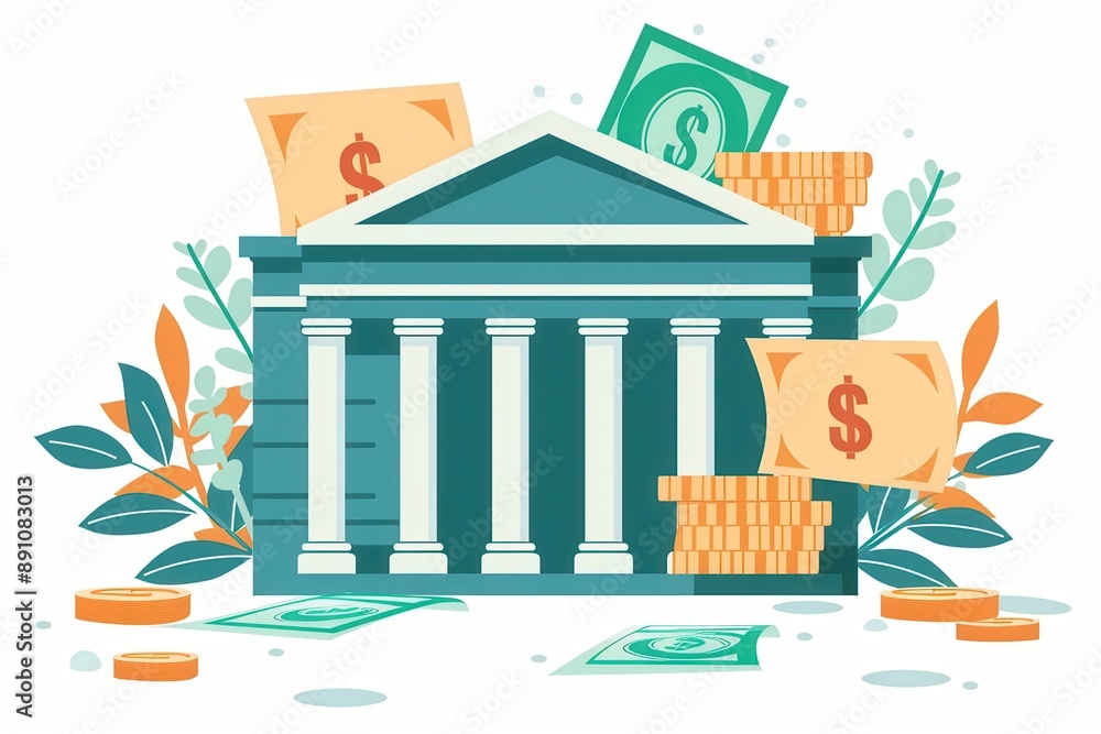 A IPO clipart, initial public offering, flat design, stock certificate ...