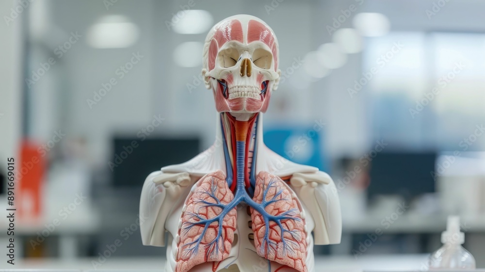 Comprehensive 3D depicting the detailed anatomy and layout of the human ...