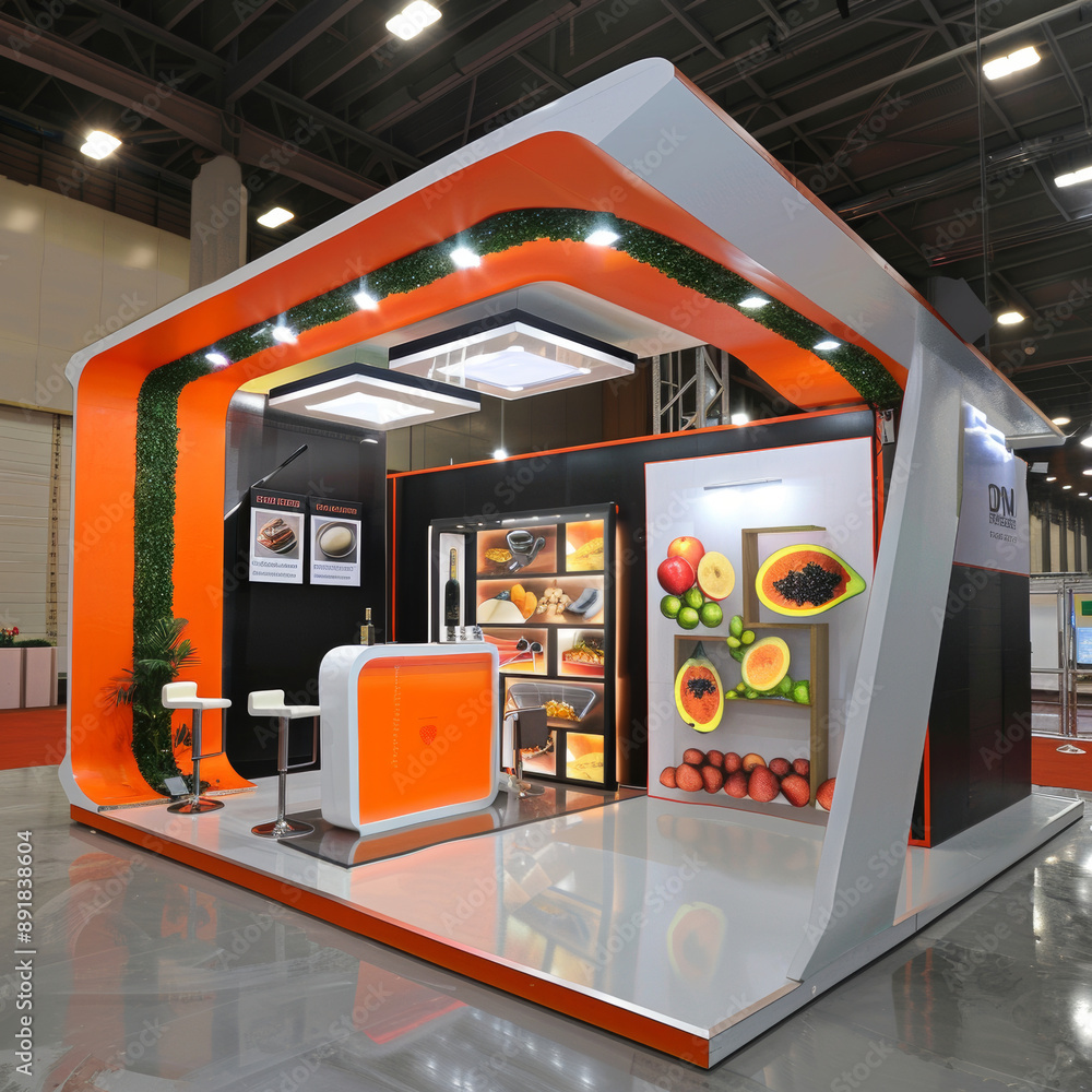 3D expo stands for showcasing products at exhibitions. These stands are ...